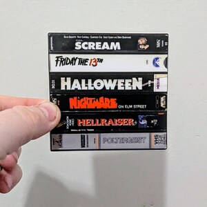 VHS Horror Tapes Vinyl Sticker | Retro Horror Aesthetic | Unique Gift ...