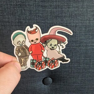 Kewpie Sticker,lock, Shock and Barrel Sticker, 90's Halloween, Book ...