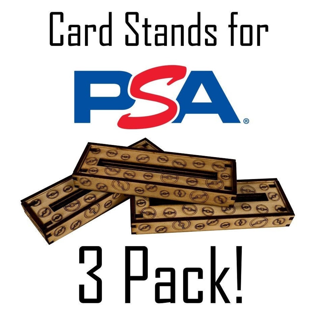 3 PACK PSA Graded Card Holder PSA Slab Stand Graded Card Holder Psa ...