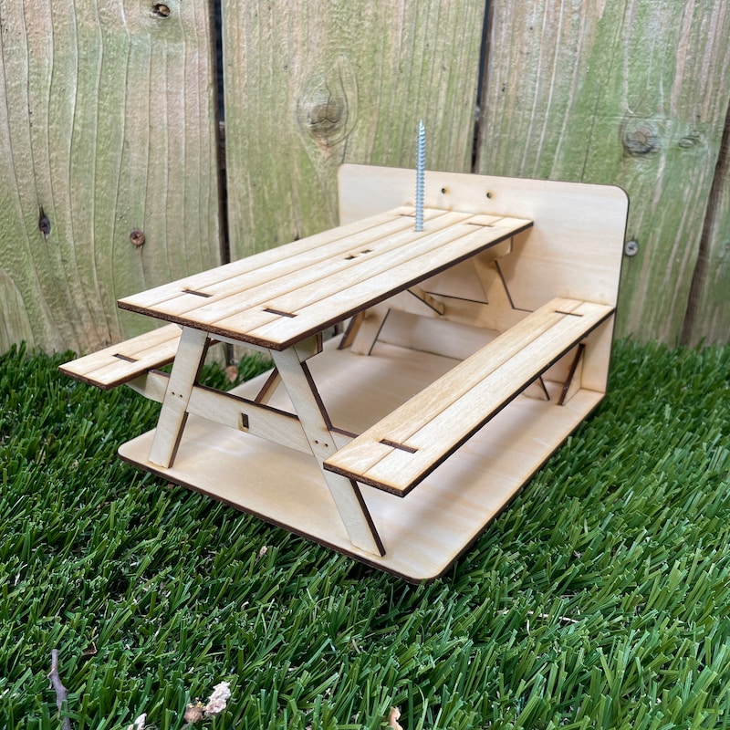 Picnic Table for Wildlife - Etsy