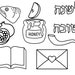 Rosh Hashana Coloring Activity Pages Jewish New Year Art Kids - Etsy