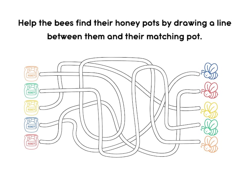 Rosh Hashana Coloring Activity Pages Jewish New Year Art Kids - Etsy