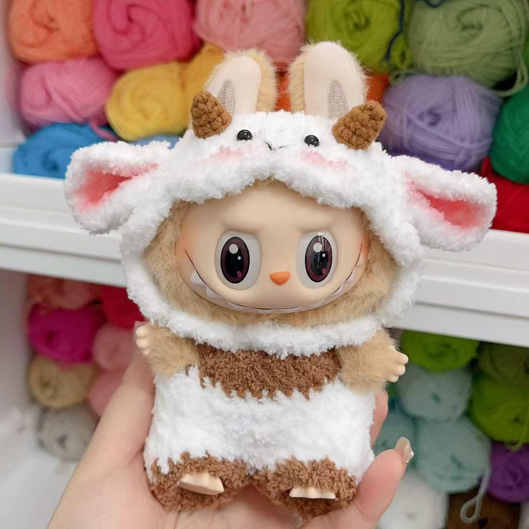 Crochet Aries Labubu Clothes Handmade Labubu Outfit Labubu Shirt Gifts for Her Birthday Gift for ...