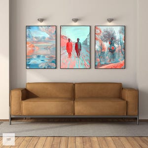 Set of 20 Surrealist Frameable Digital Art Print Downloadable Artworks ...