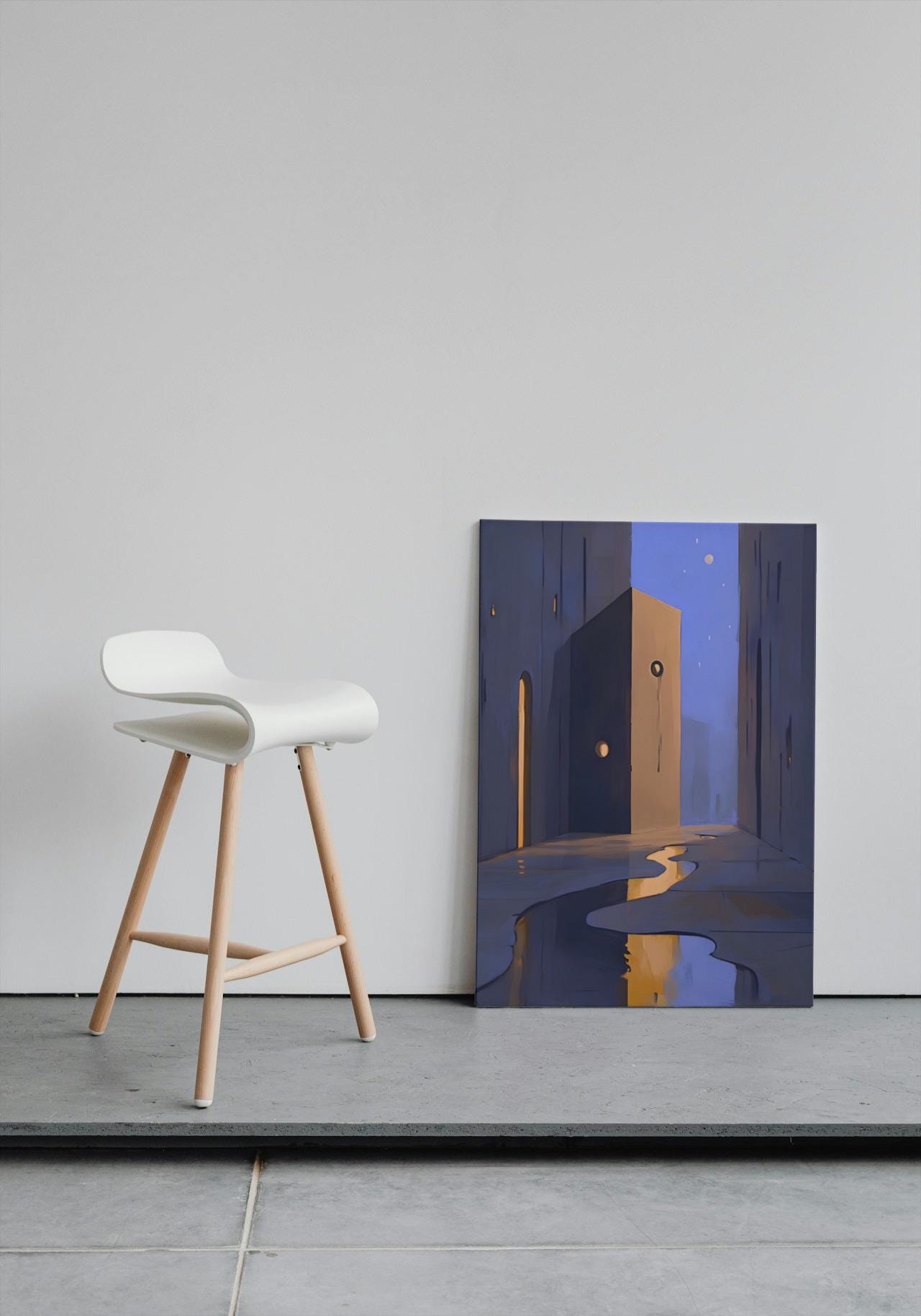 Surrealist Street Door Digital Art Print Download Art,oil Painting ...