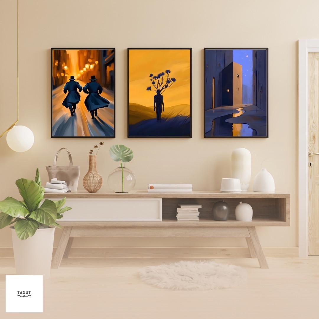 Set of 20 Surrealist Digital Art Print Downloads Surrealism Artworks in ...