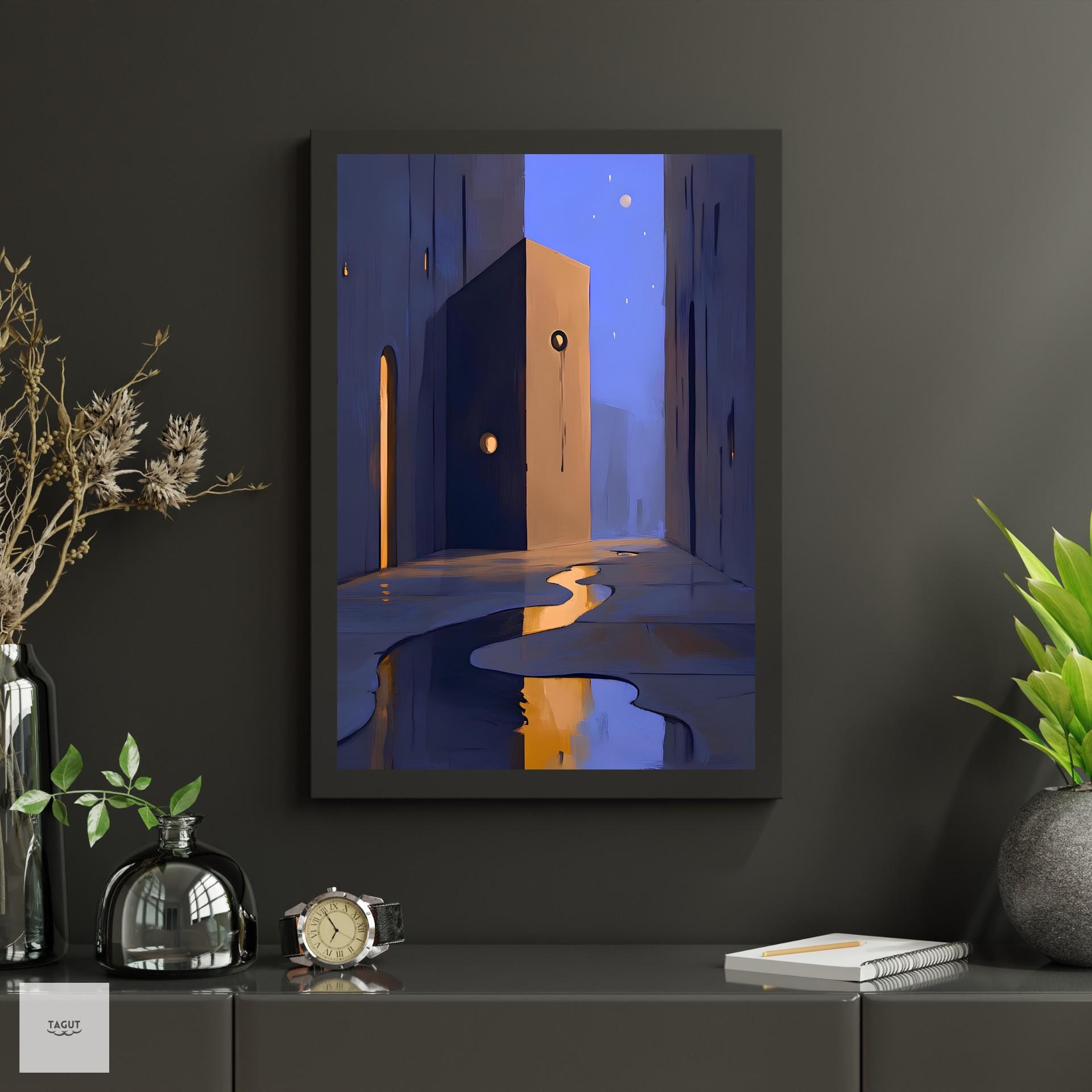Surrealist Street Door Digital Art Print Download Art,oil Painting ...