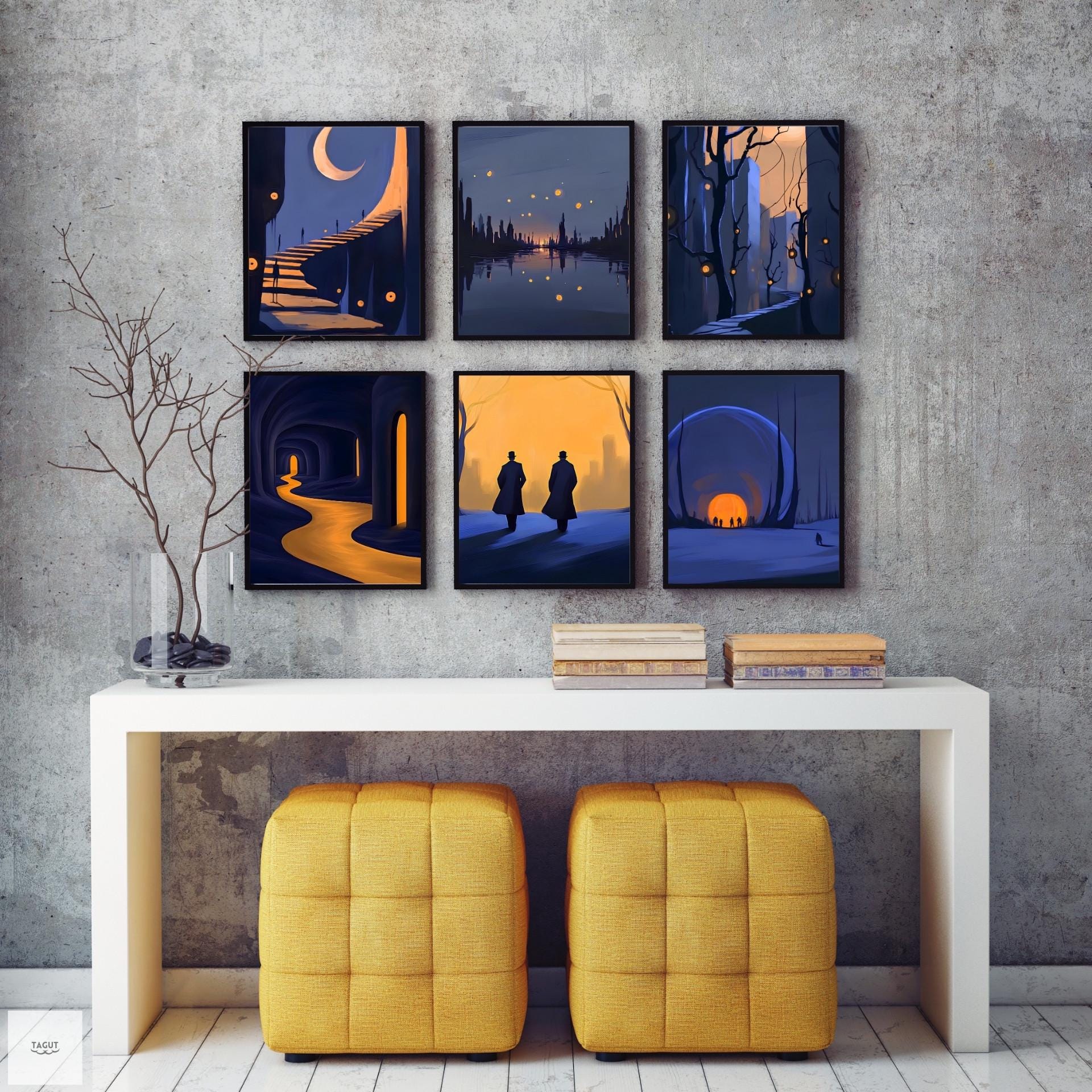 Set of 20 Surrealist Digital Art Print Downloads Surrealism Artworks in ...