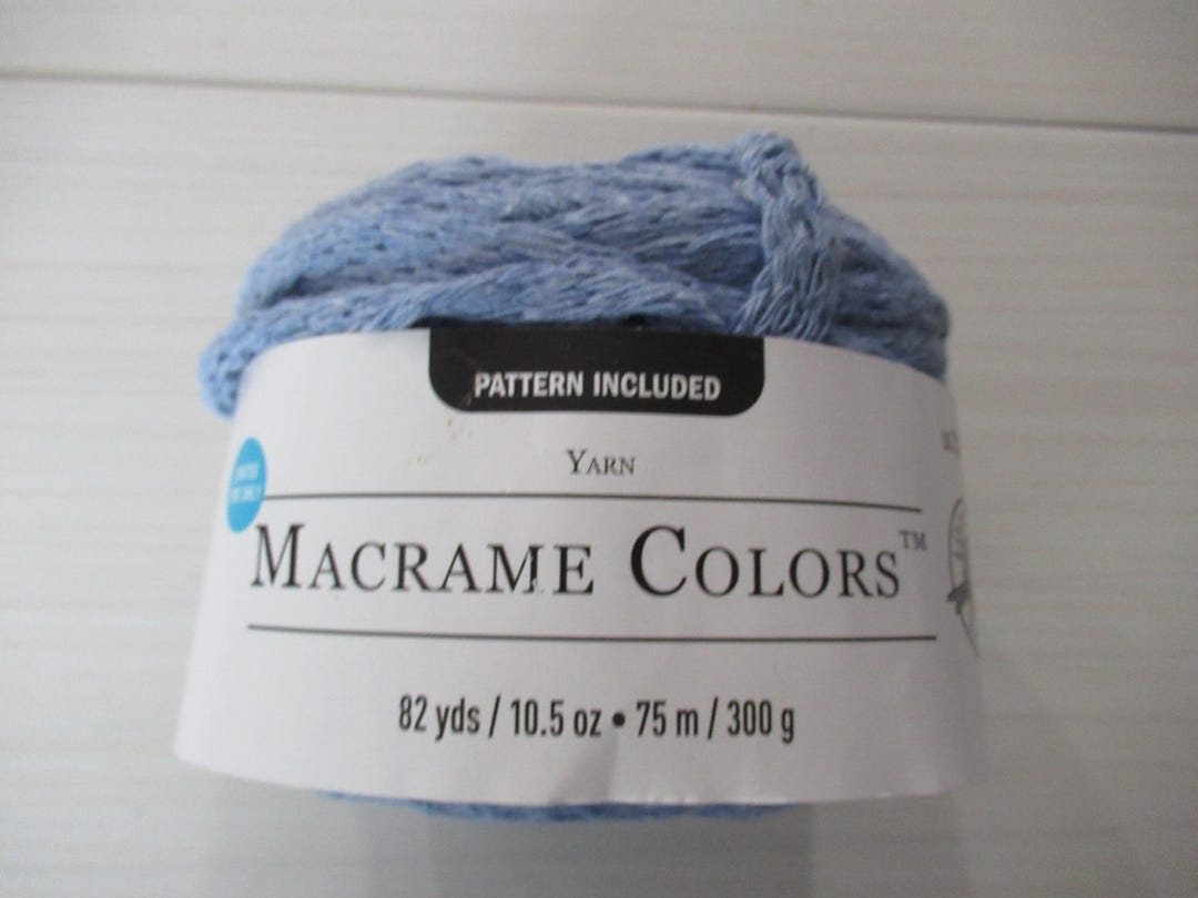 Loops and Threads Macrame Colors. Cornflower Blue - Etsy