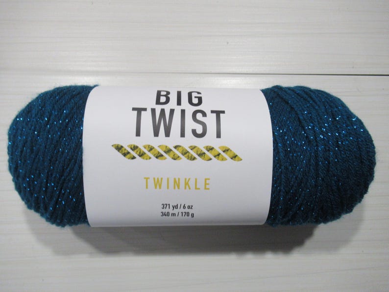 Big Twist Value Twinkle. Teal - Etsy