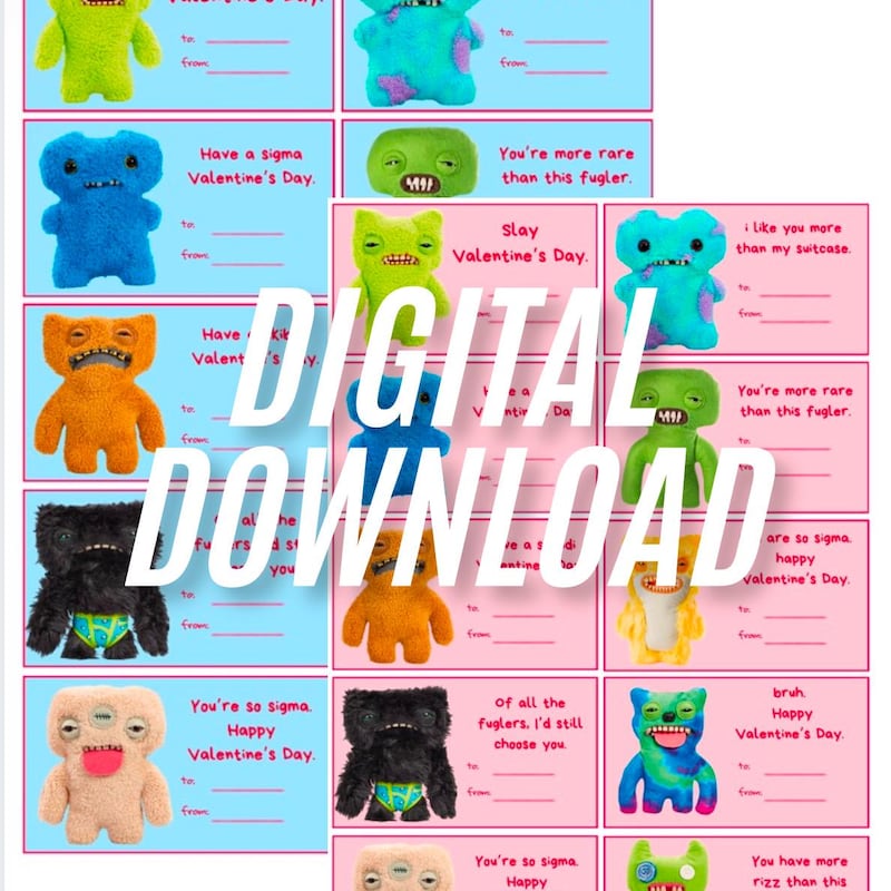 Valentines Fuggler - Etsy