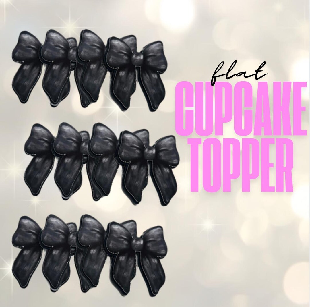 Bow Tie Birthday Theme | Flat Cupcake Topper | Tying up My Twenties ...