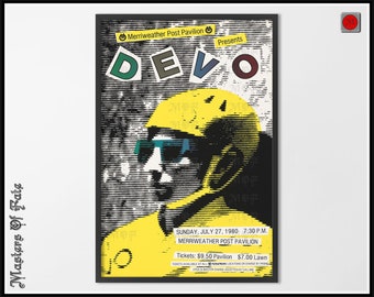 Devo Concert Poster - Etsy