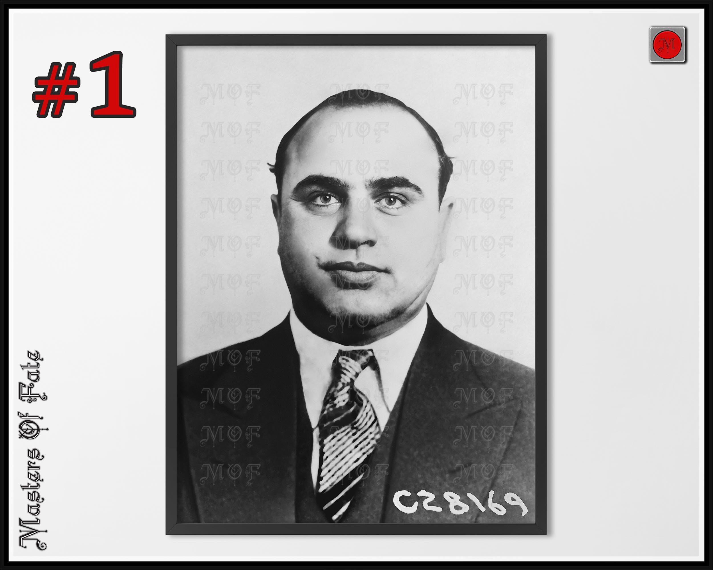 Al Capone Mugshot Poster Chicago Criminal Photo REMASTERED 2 - Etsy
