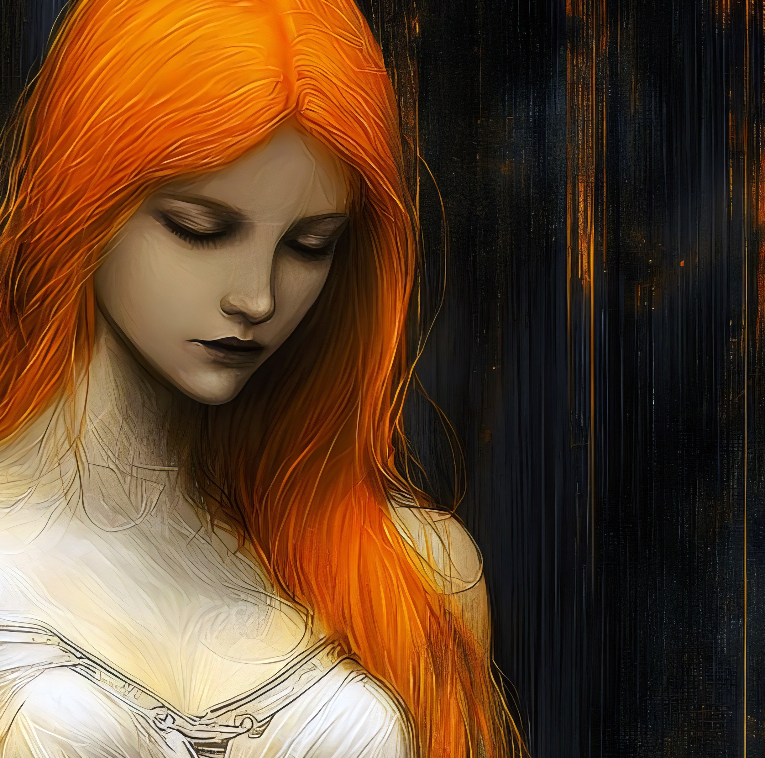 Libra Zodiac Female Illustration Instant Download Fine Art Print ...