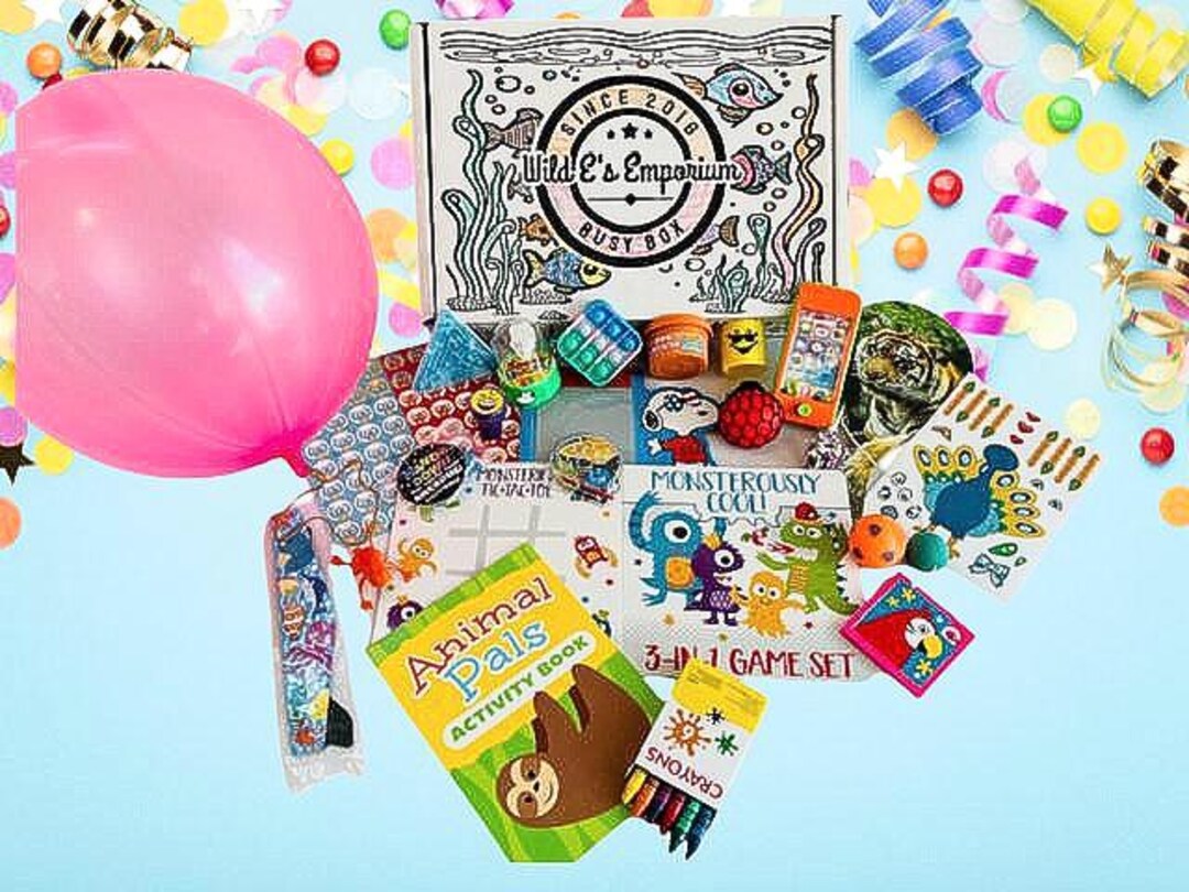 Interactive Gift Box, Kids Sensory Surprise, Busy Box, Puzzles, Games ...