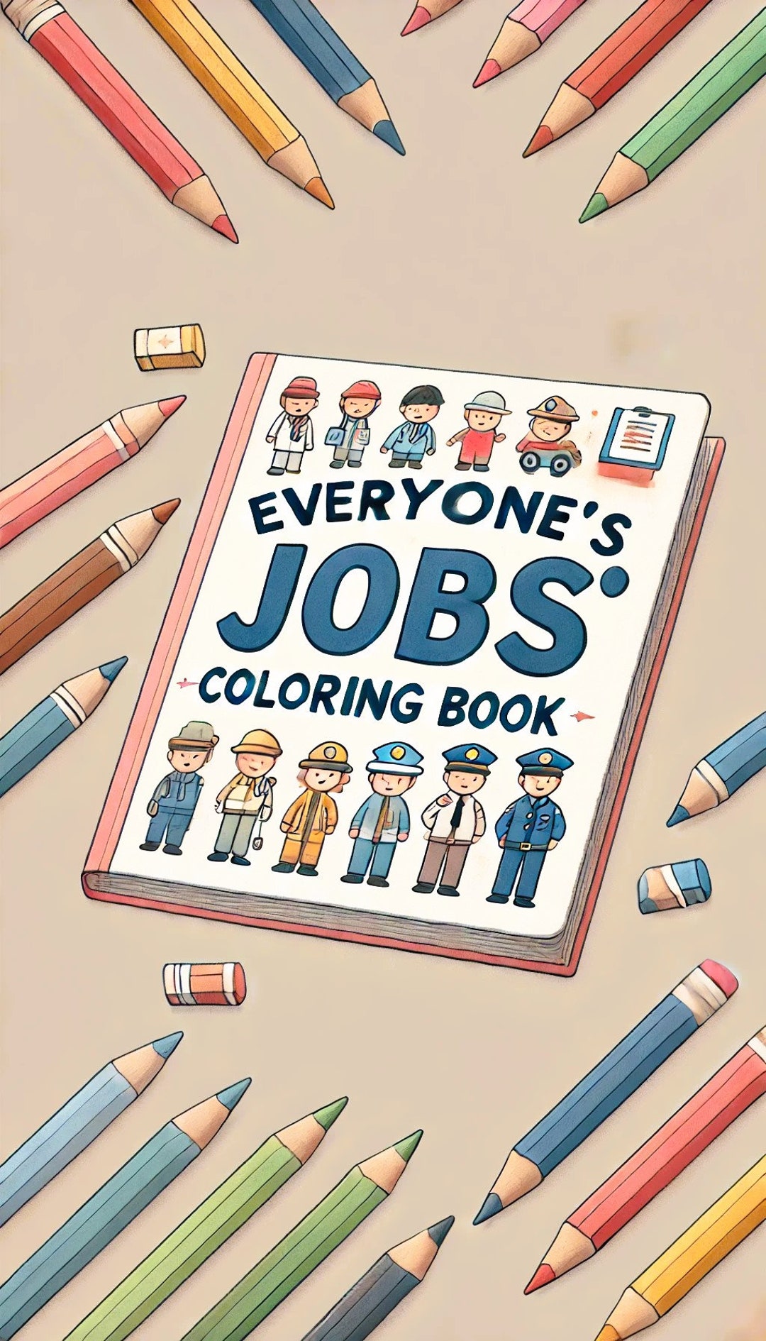Everyone's Jobs Coloring Book: A Fun and Educational Coloring Book for ...