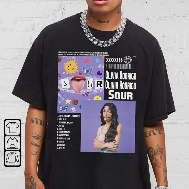 Olivia Rodrigo Sour New Album Vintage Bootleg Inspired Shirt, Olivia ...