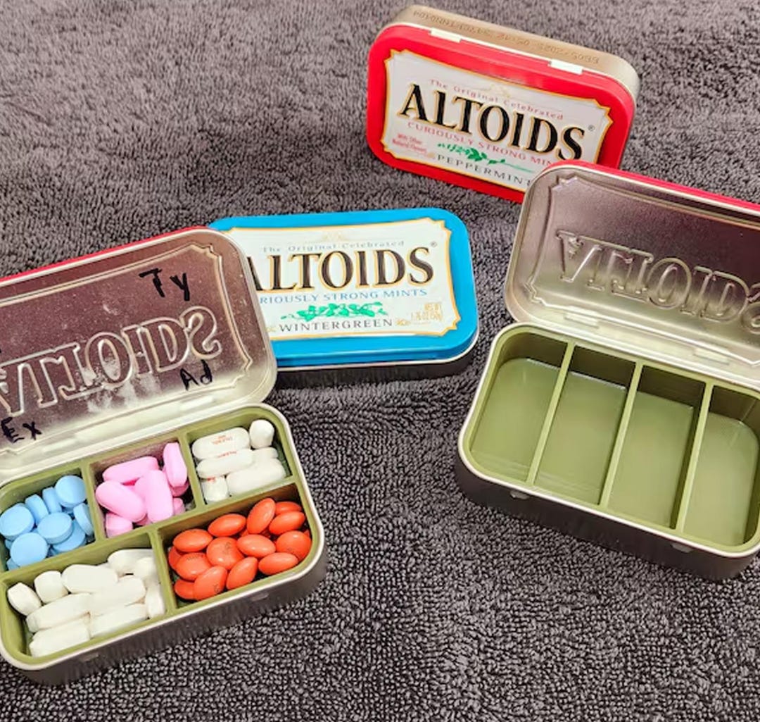 Compact Organizer Insert for Altoid Tins, Sewing Kits & Trinkets Eco ...