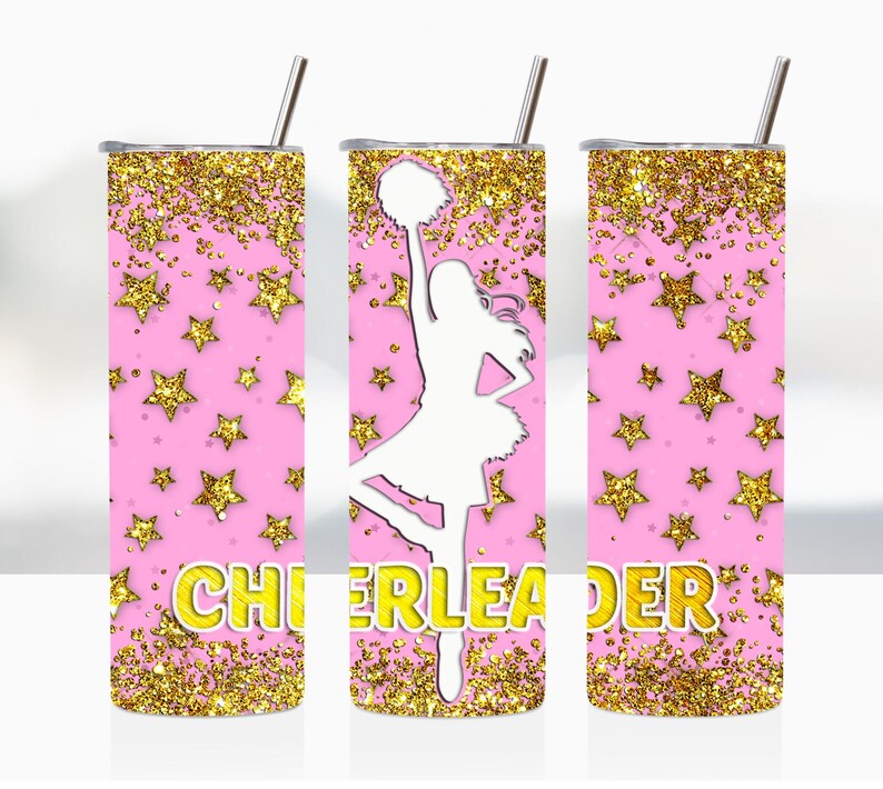 Cheerleading Tumbler | Cheerleader Gift | Sports Tumbler | Custom Cheer ...
