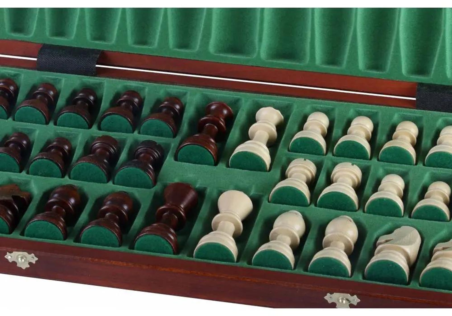 Tournament Chess Set 21x21in With Figure Weights, Wooden Souvenir Chess ...