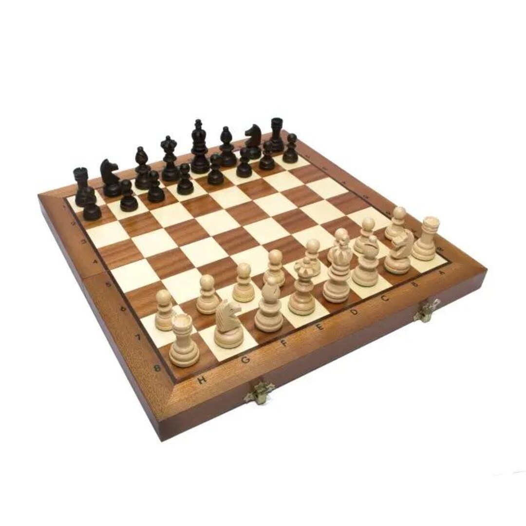 Intarsia Middle Olympic Chess Set, Premium Gift Chess, Handcrafted ...