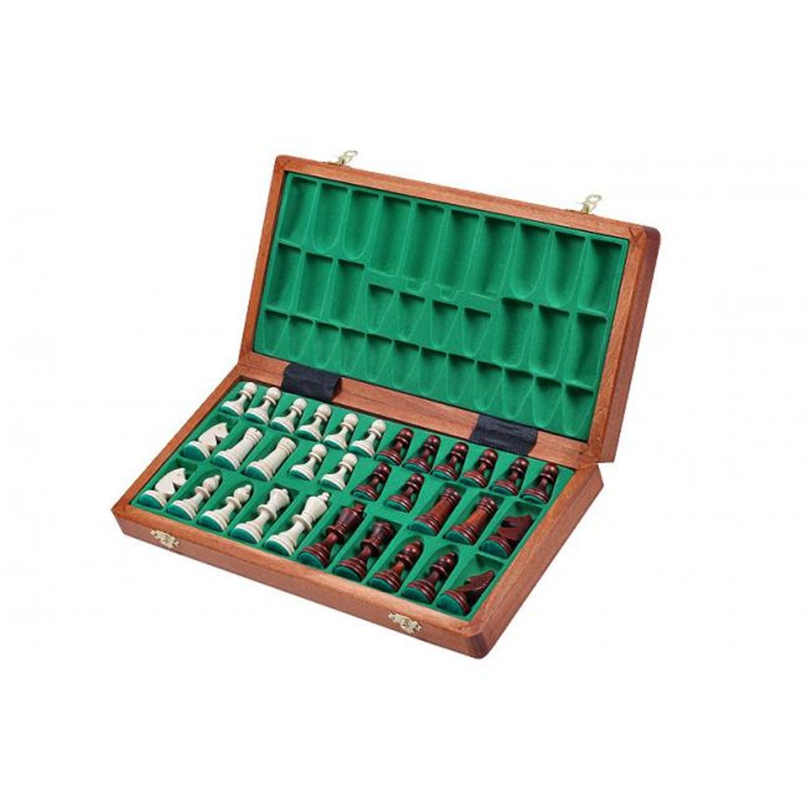 Tournament Chess Set 14x14in With Figure Weights, Wooden Souvenir Chess ...