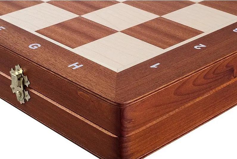 Tournament Chess Set 21x21in With Figure Weights, Wooden Souvenir Chess ...