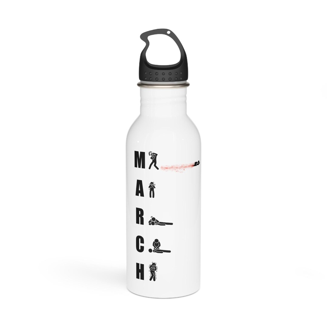 Combat Medic MARCH Protocol Stainless Steel Water Bottle - Etsy