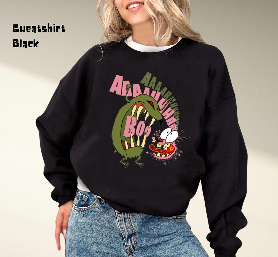 Aaahhh Boo Cowardly Dog Comfort Colors Shirt, Vintage Courage the ...