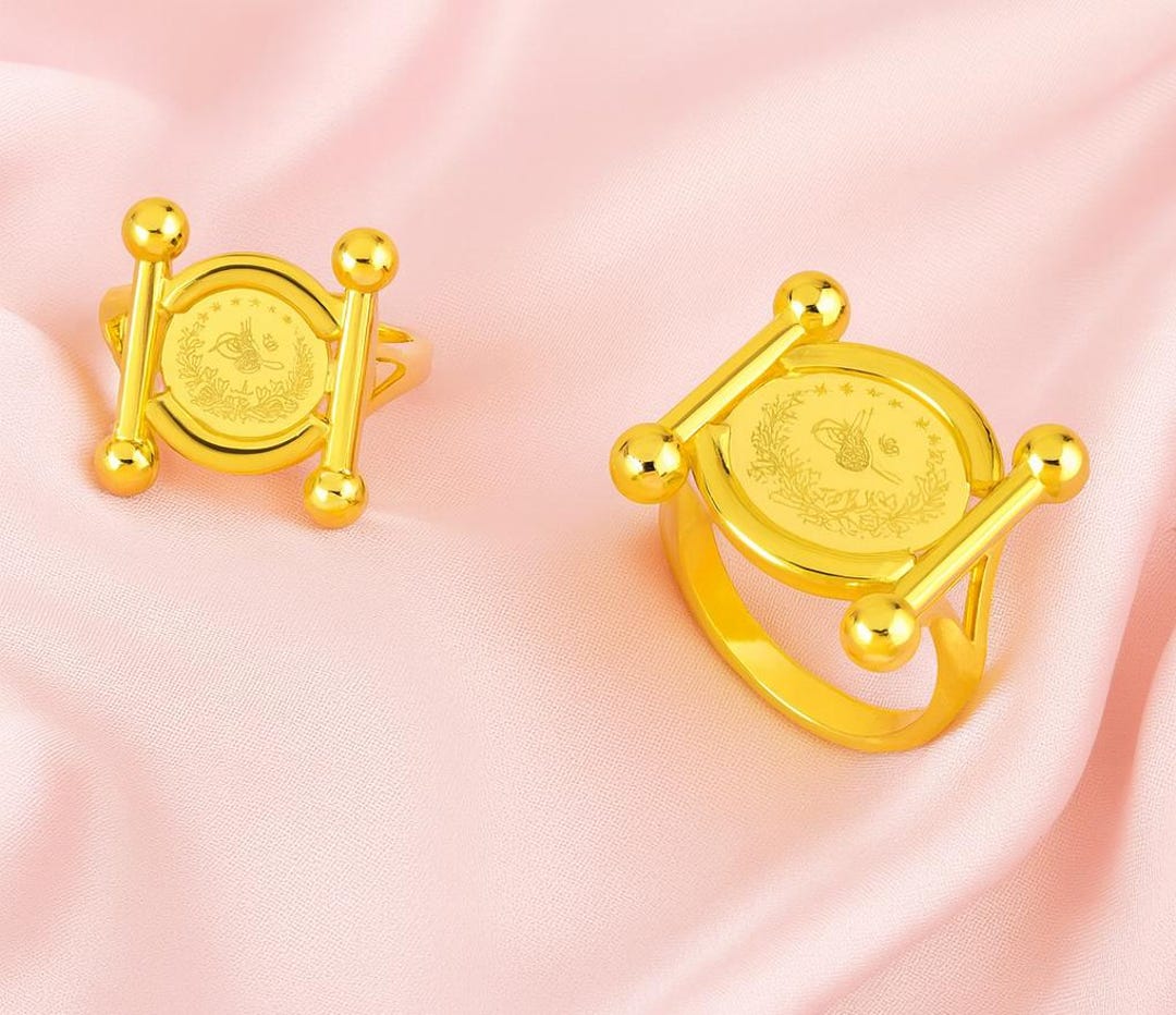 Vintage-inspired Arab Rings – 24K Gold-plated – Arab-inspired Jewelry ...