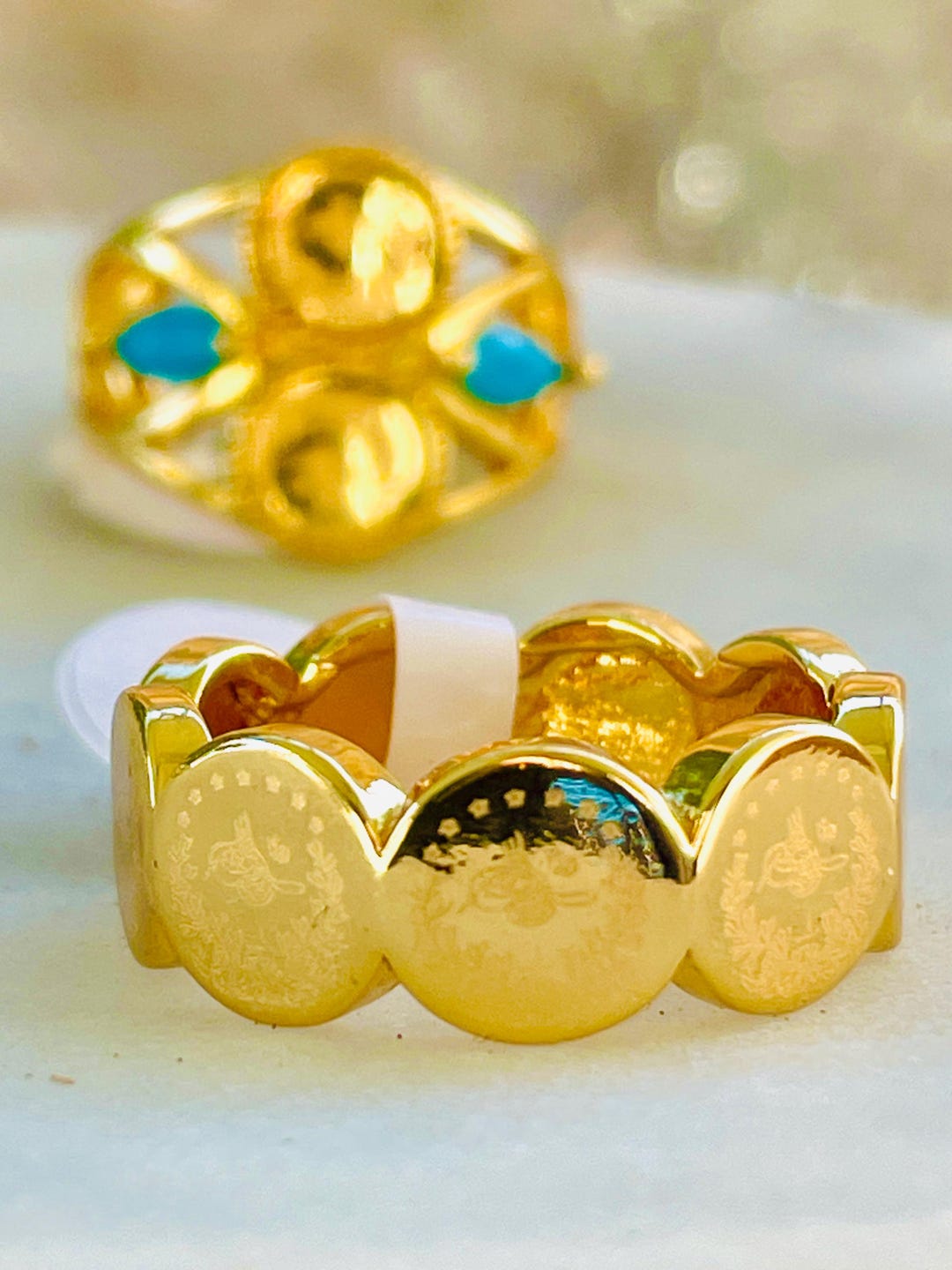 Arab-inspired Middle Eastern Jewelry – 21K Gold-plated Vintage-inspired ...