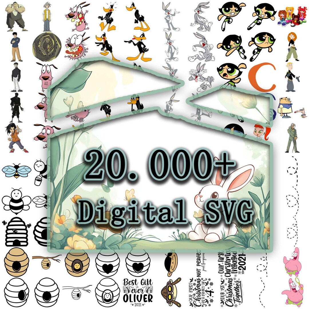Mega Svg Bundle,stickers Bundle Svg,cartoon Svg,digital File Bundle ...