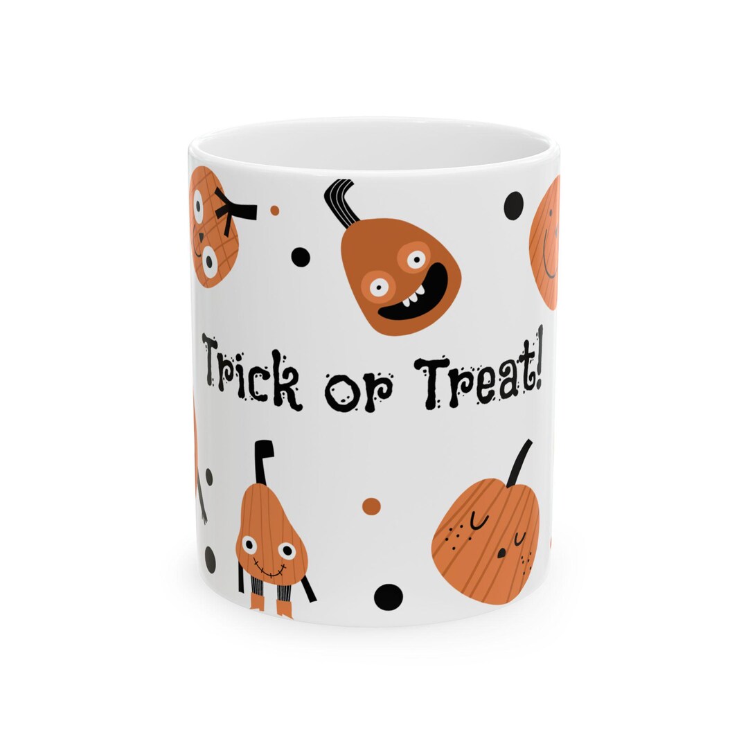 Trick or Treat ! Ceramic Mug, (11oz, 15oz) - Etsy