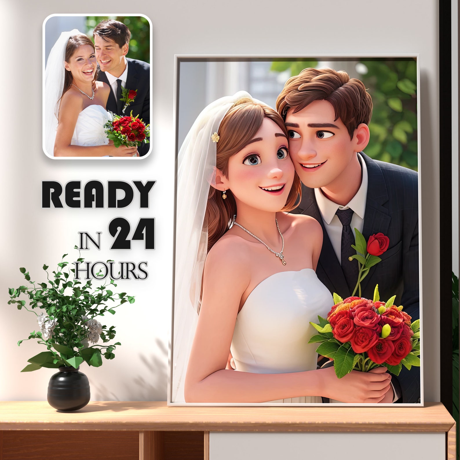 Pixar Character Portrait| Custom Cartoon Portrait From Photo | Pixar ...