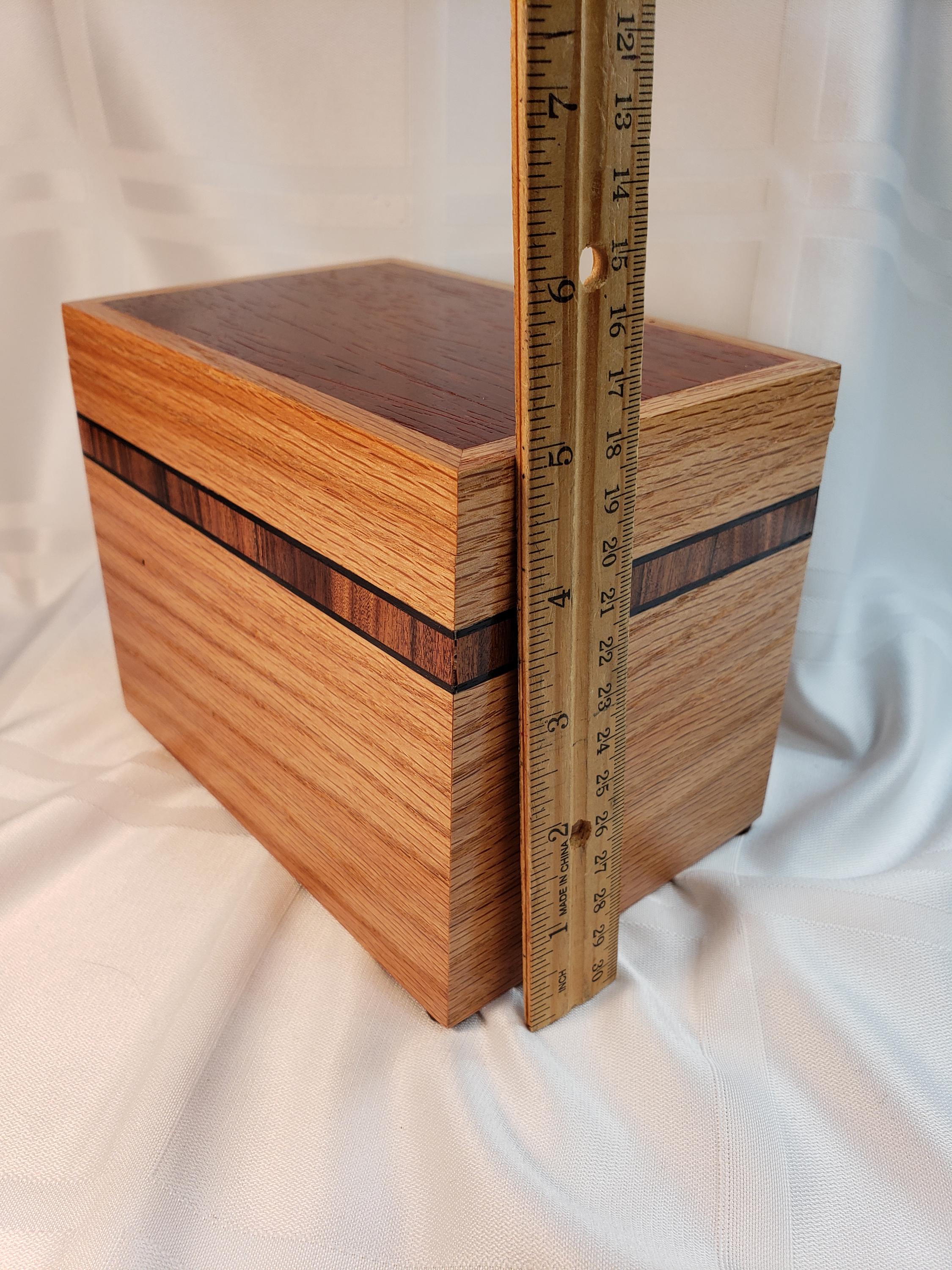 Swan Lake Music Box. Oak & Padauk With Walnut Inlay. - Etsy