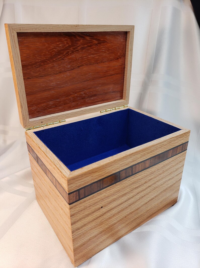 Swan Lake Music Box. Oak & Padauk With Walnut Inlay. - Etsy