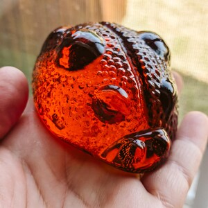 Blenko Glass Ladybug Amber Vintage Retro 1960s 1970s 1980s 1990s ...