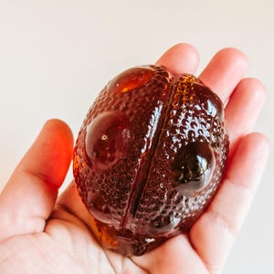 Blenko Glass Ladybug Amber Vintage Retro 1960s 1970s 1980s 1990s ...