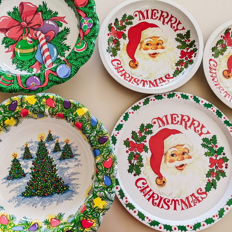 Santa Claus Plate - Etsy