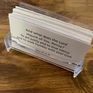 Personalized Scripture Cards - Etsy