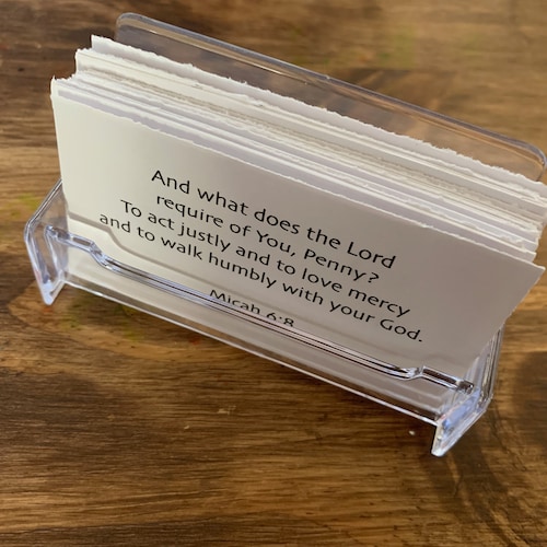 Personalized Scripture Cards - Etsy