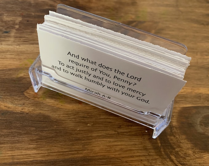 Personalized Scripture Cards - Etsy