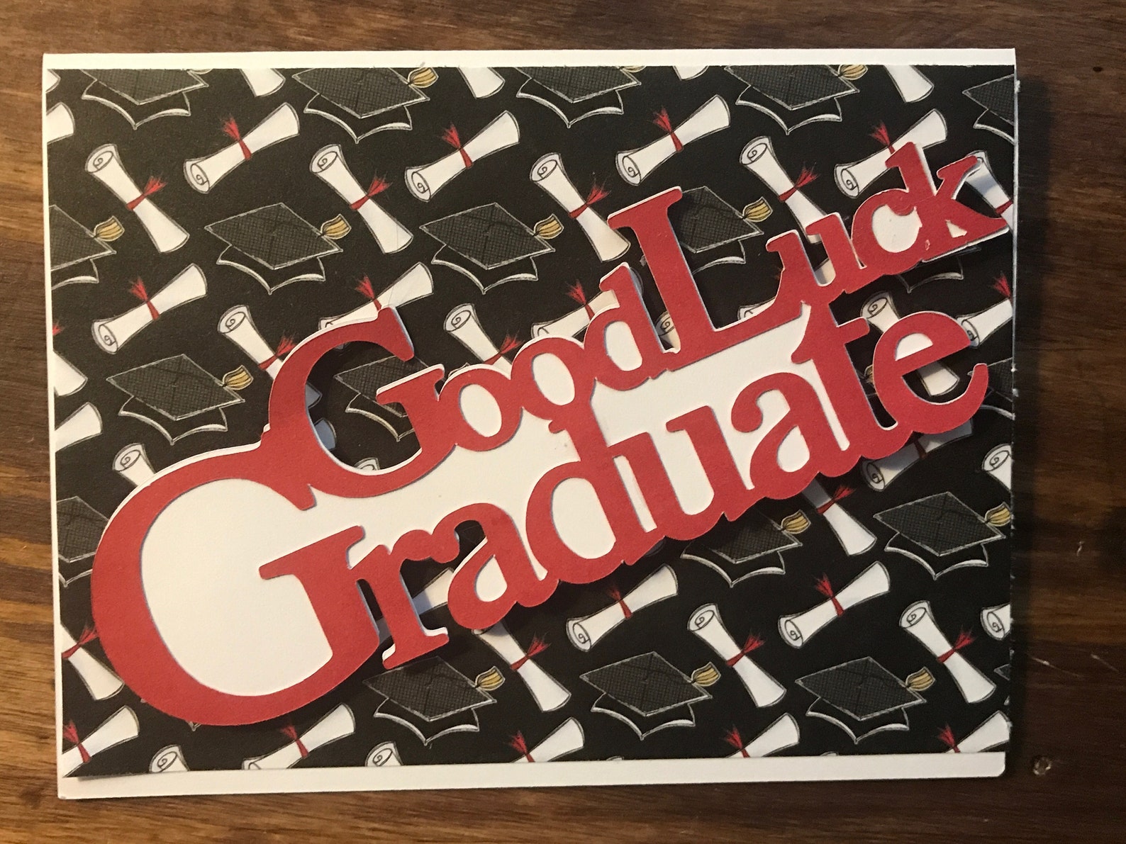 Greeting Card: Good Luck Graduate - Etsy.de