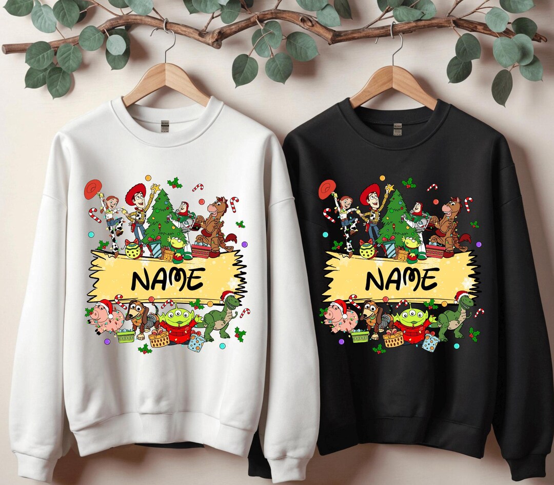 Toy Story Custom Sweatshirt, Toy Story Characters Sweater for Her ...