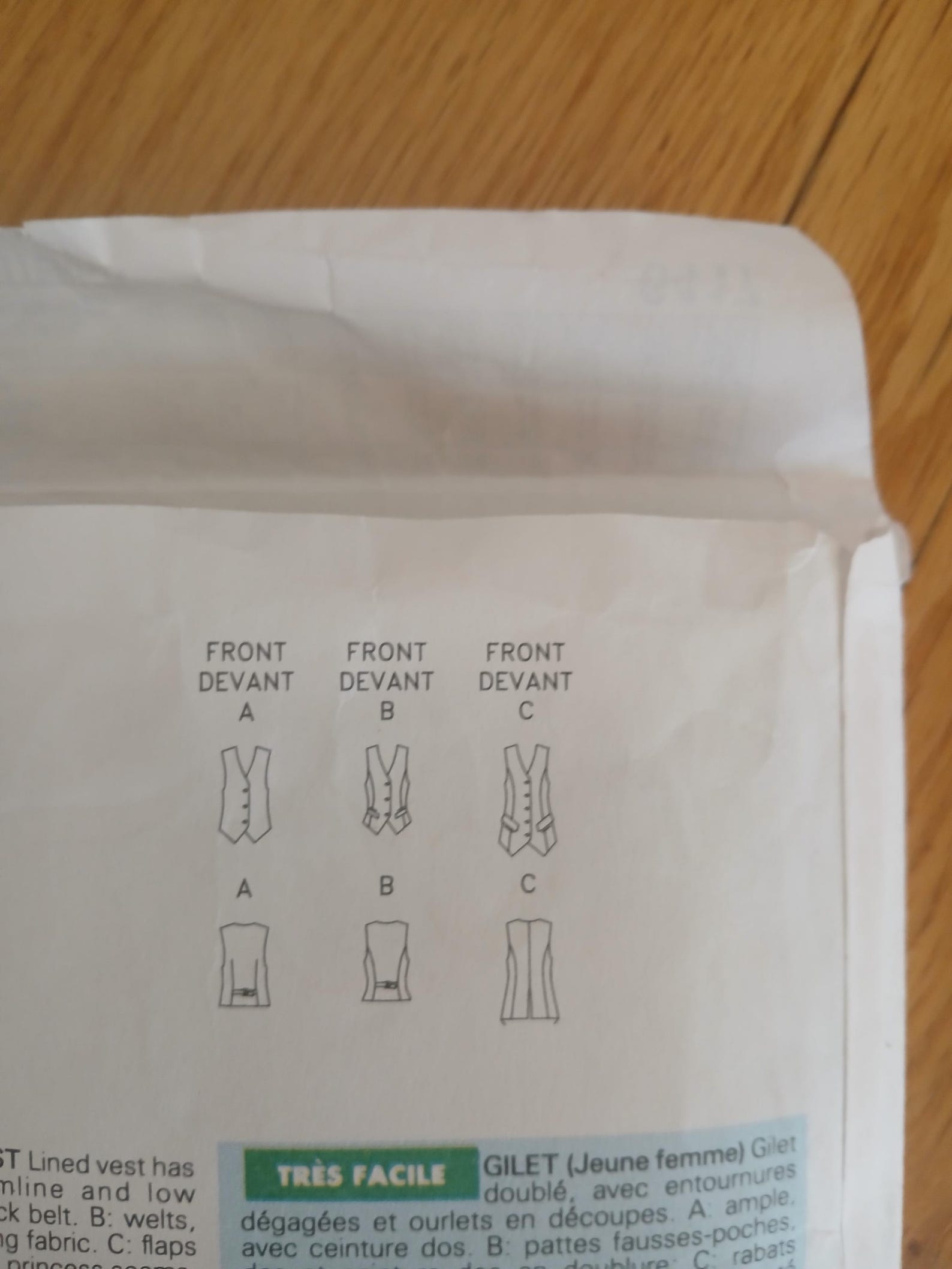 Rare Vintage Butterick 6417 Vest Pattern. Sizes XS-M. - Etsy