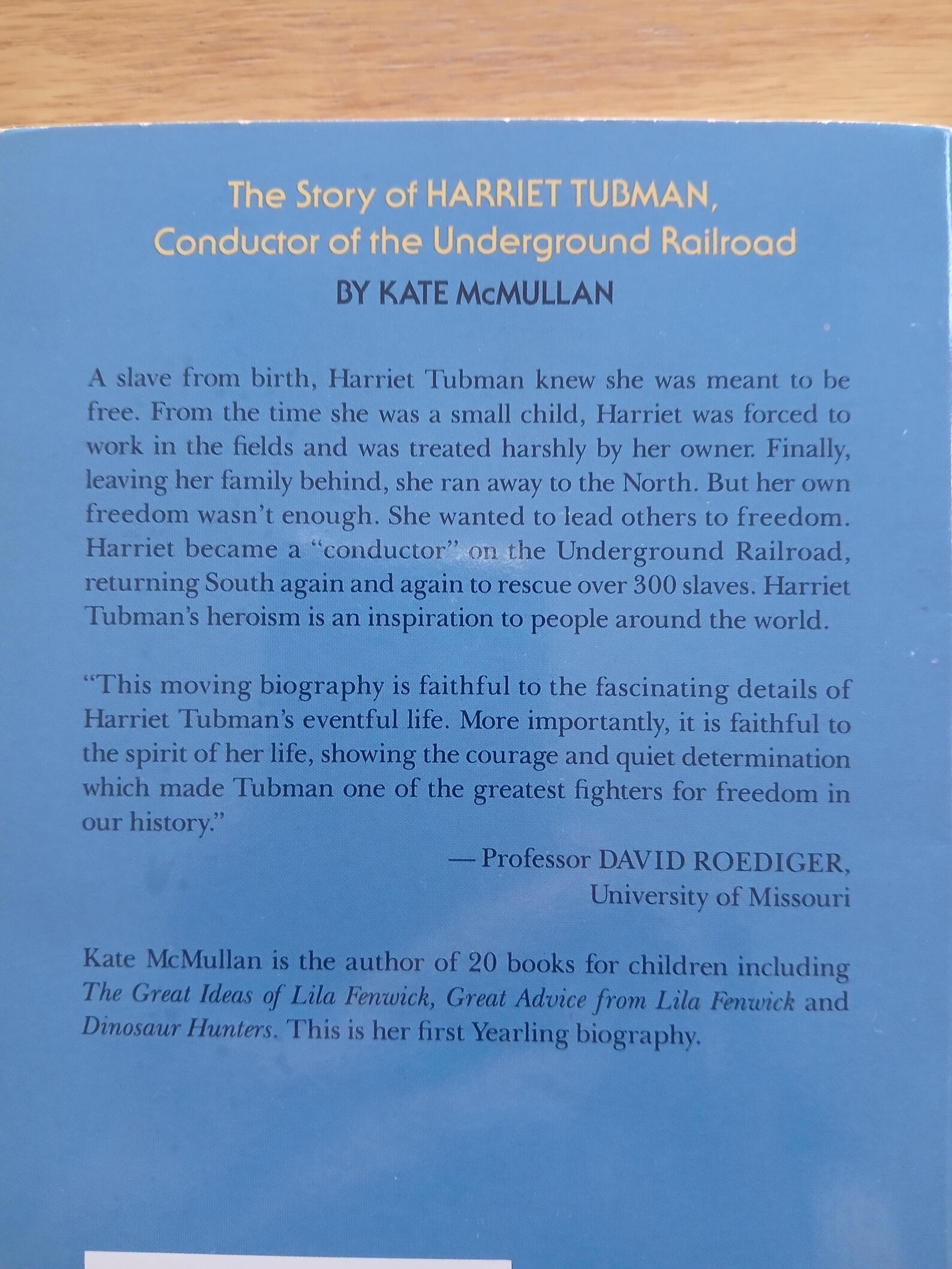 Vintage Paperback YA "the Story of Harriet Tubman, Conductor of the ...