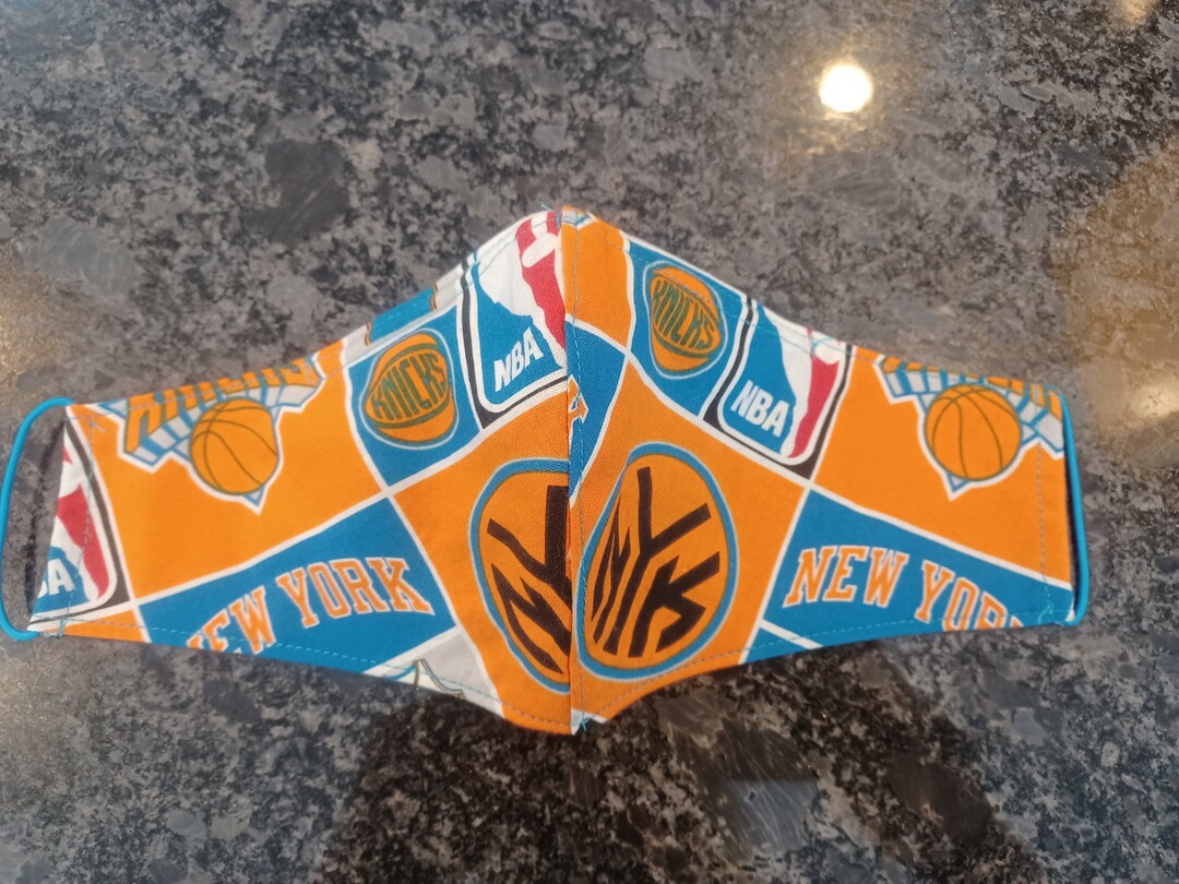 NY Knicks Women's Reusable Cotton Lined Face Mask. - Etsy