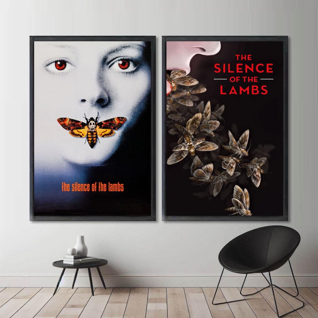 The Silence of the Lambs Movie Poster Retro Art Prints Wall Art ...