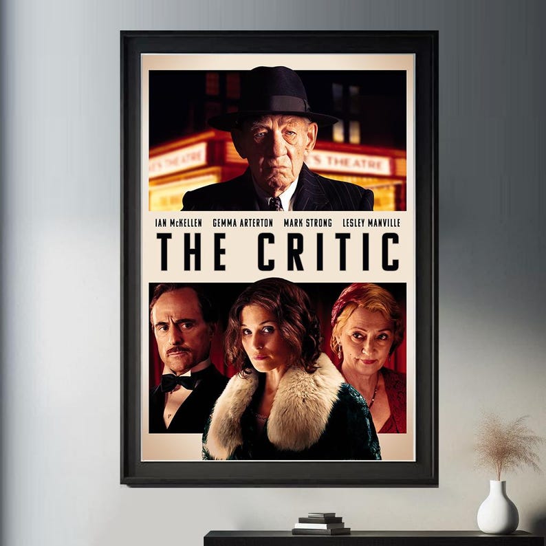 The Critic Movie Poster Retro Art Prints Wall Art Collections Classic ...